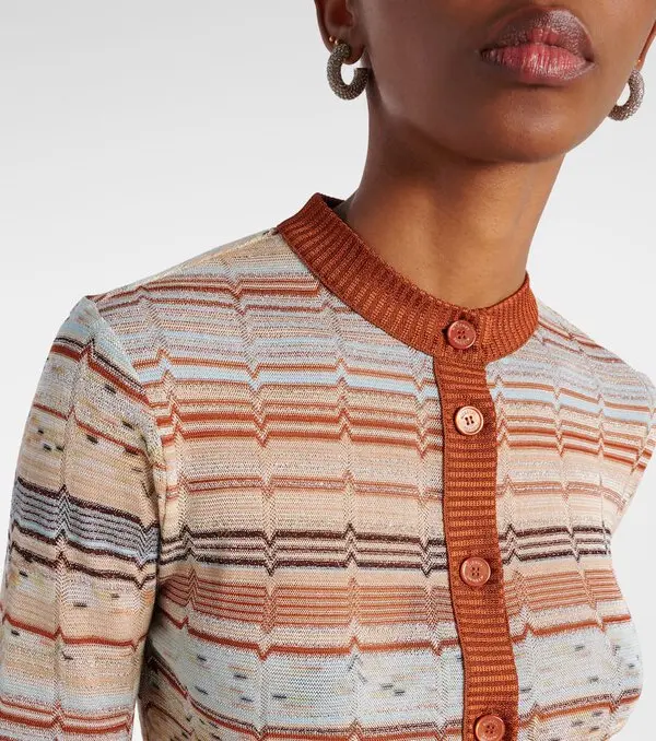 Missoni Zigzag Lamé Cardigan