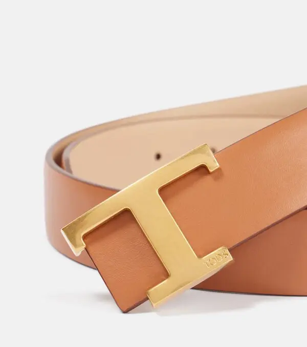 TOD'S Reversible Leather Belt - Brown