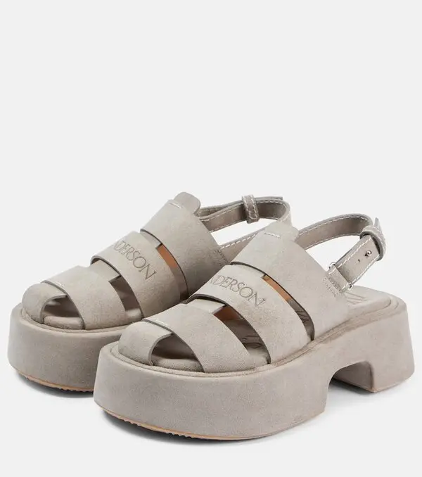 JW Anderson Fisherman Leather Platform Sandals