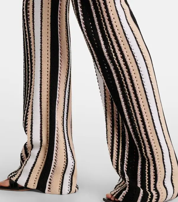 Missoni Striped Cotton-blend Straight Pants