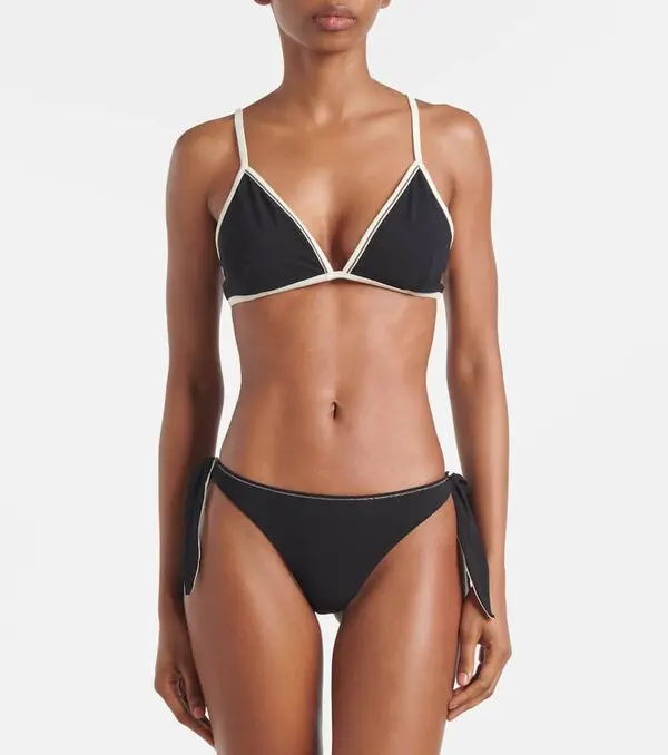 Brunello Cucinelli Bikini Top - Black