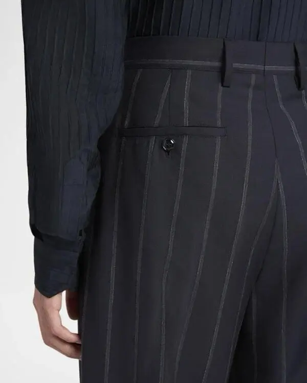 Giorgio Armani Apos;s Heritage Pinstripe Oversized Suit