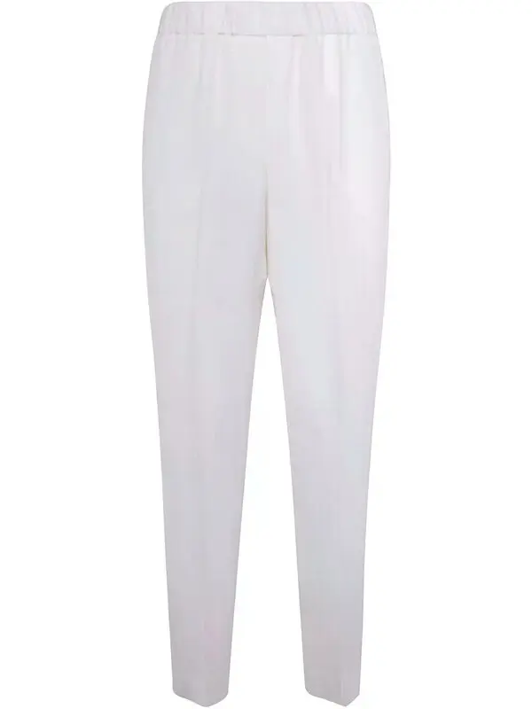 Peserico Pleat-detail Trousers - White