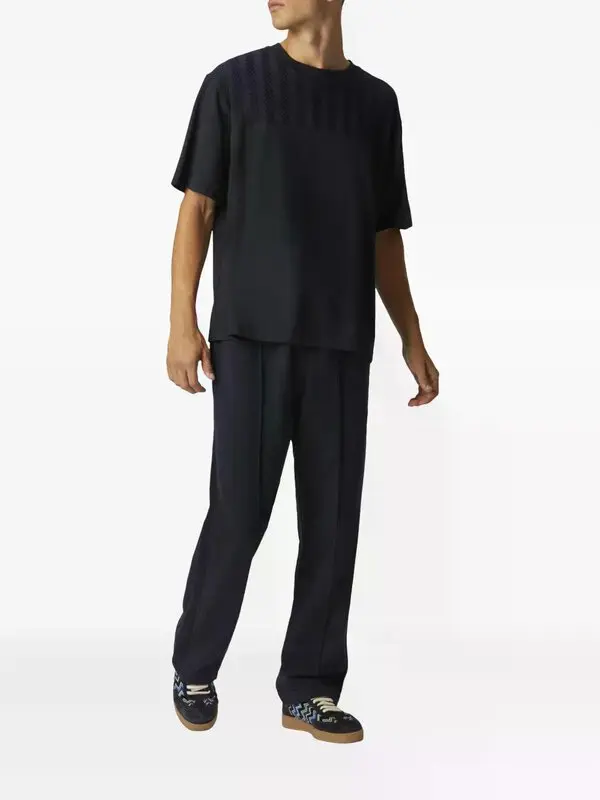Missoni Zigzag-embroidery Cotton Track Pants