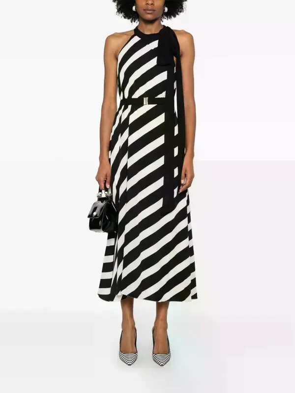NISSA Striped Midi Dress