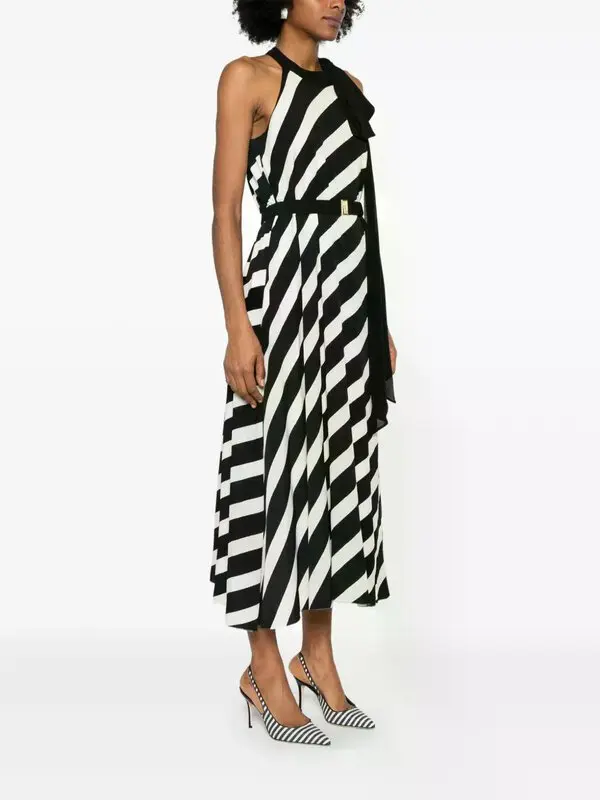 NISSA Striped Midi Dress