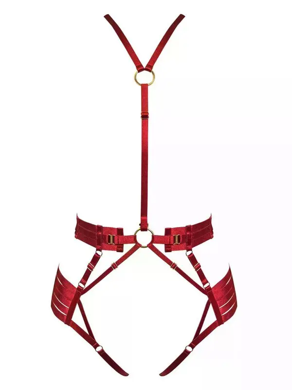 BORDELLE Strap Harness - Red