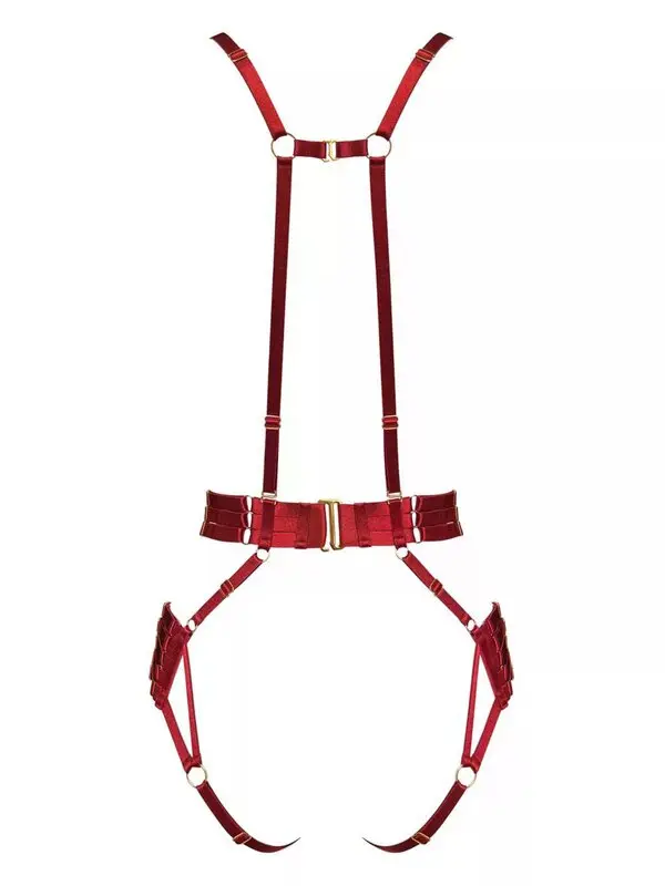BORDELLE Strap Harness - Red