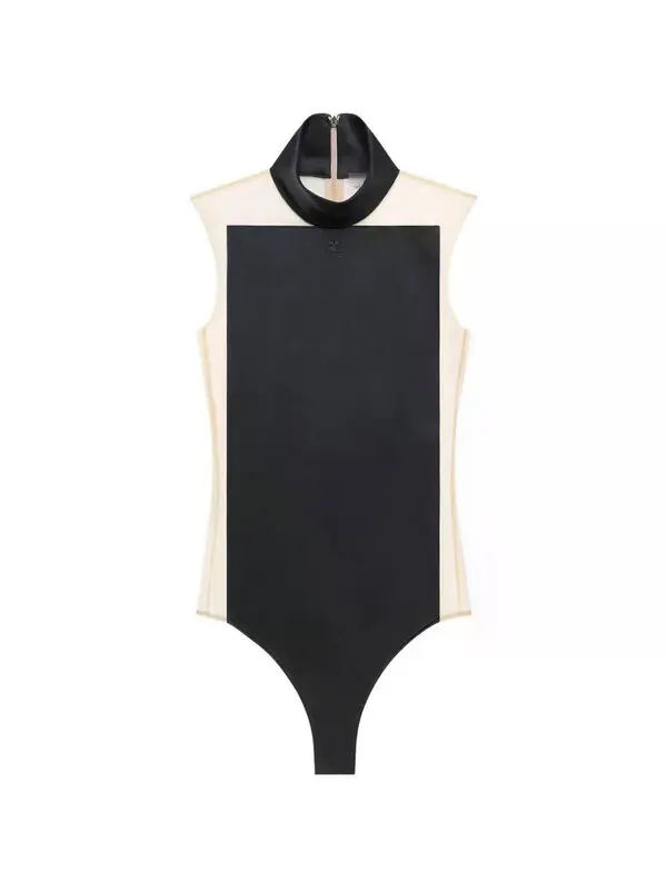 COURREGES Illusion Bodysuit - Black