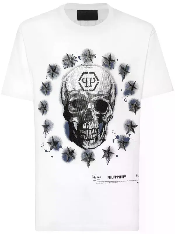 Philipp Plein Skull-print T-shirt - White