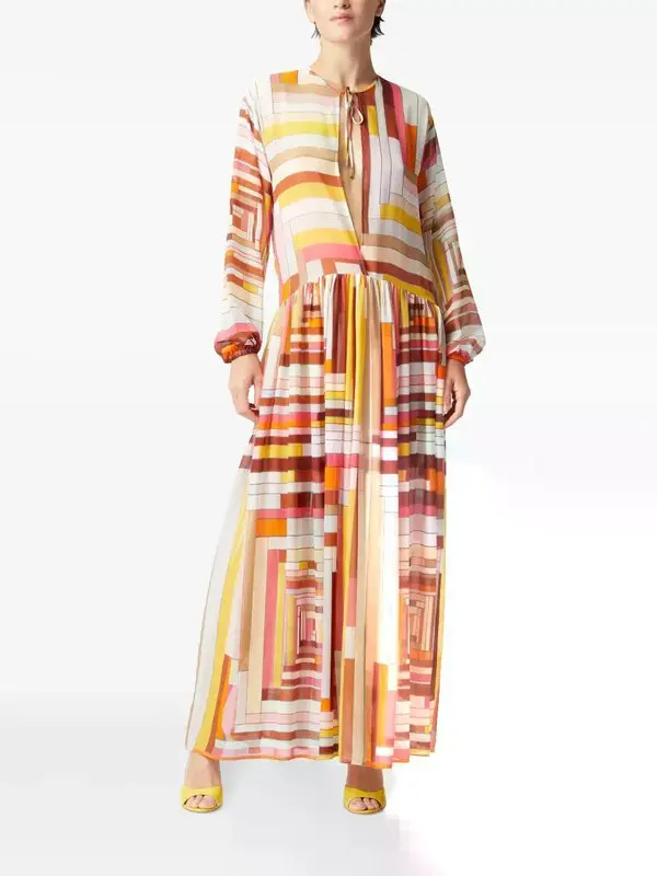 Missoni Printed Beach Dress - Orange