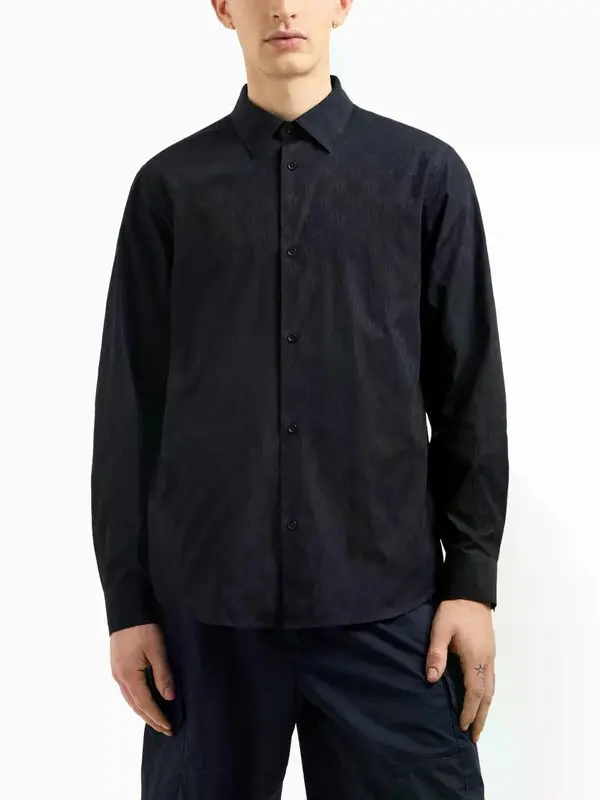 Armani Exchange Cotton Shirt - Blue