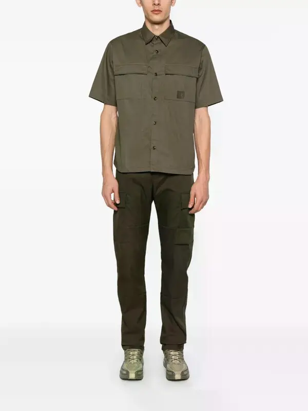 C.P. COMPANY Logo-patch Cotton Shirt