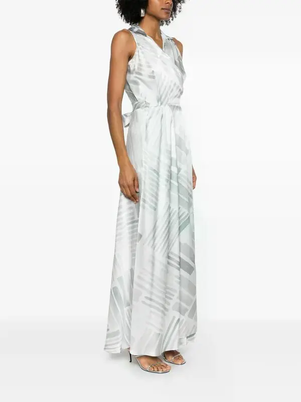 Kiton Abstract-print Maxi Dress