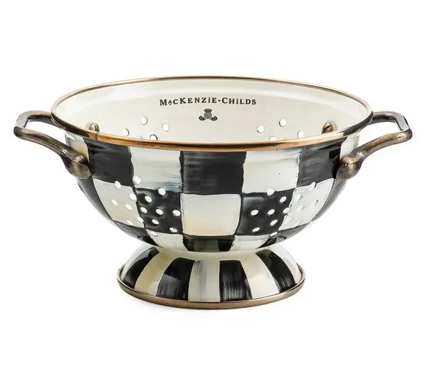MACKENZIE-CHILDS Courtly Check Small Colander - One-color