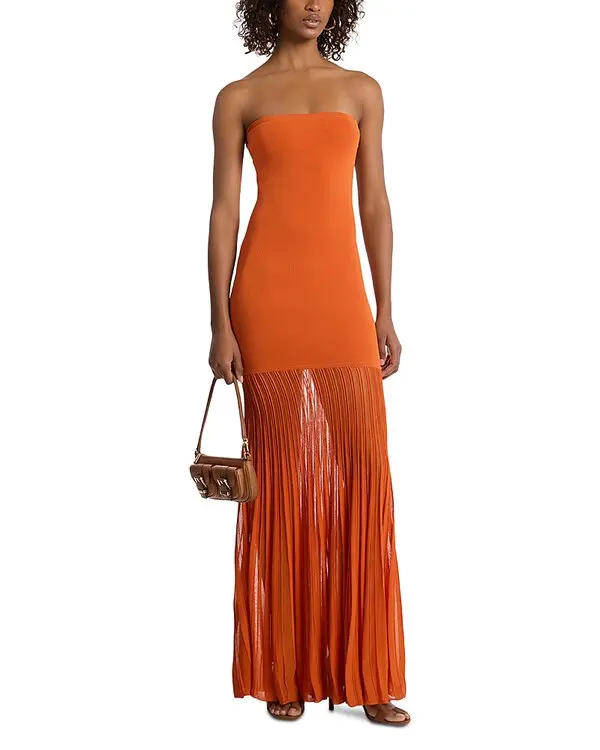 strapless open back dress Montego Bandeau Dress main image 0