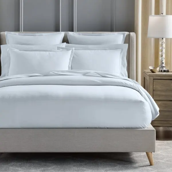 HUDSON PARK COLLECTION Italian Percale Solid King Pillowcase Pair Exclusive - Cloud