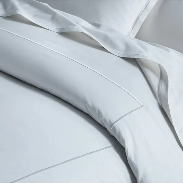 HUDSON PARK COLLECTION Italian Percale Solid King Pillowcase Pair Exclusive - Cloud