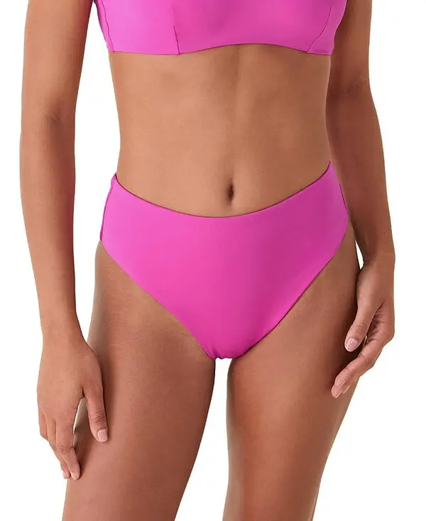 ANDIE 90s High Waisted Cheeky Bikini Bottom - Azalea