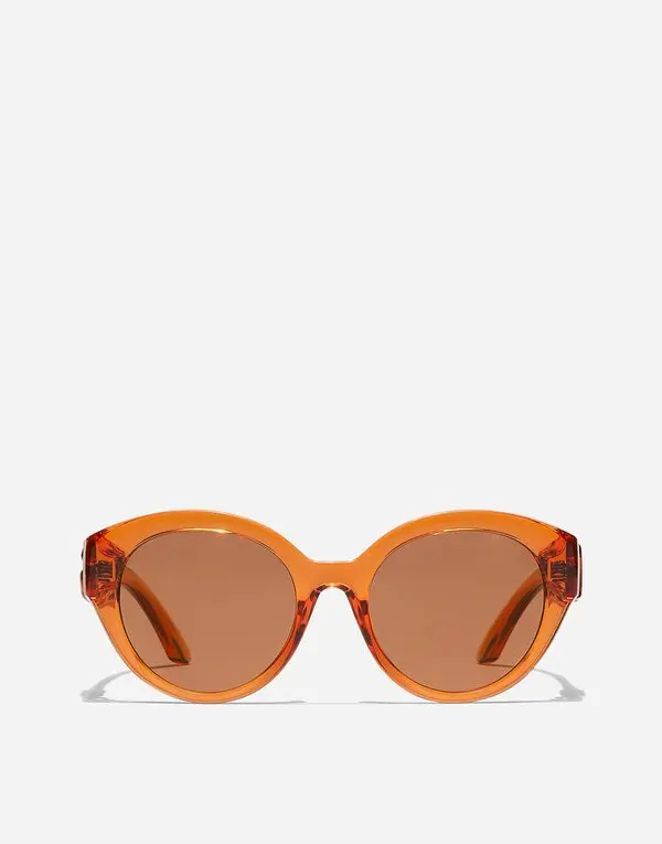 Dolce & Gabbana Everyday Flower Sunglasses - Transparent Orange
