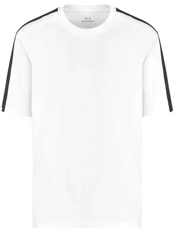 Armani Exchange Logo-tape T-shirt - White
