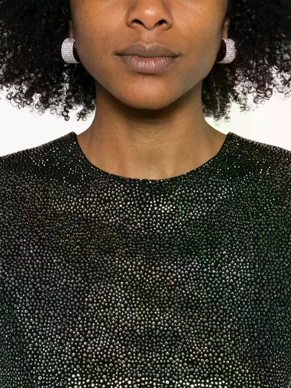 Giuseppe Di Morabito Rhinestone-embellished T-shirt - Black