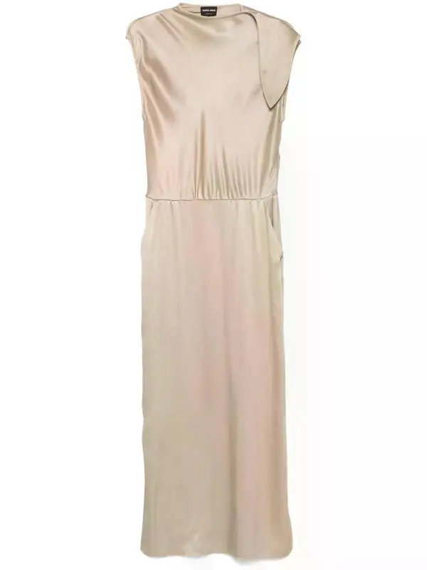 Giorgio Armani Tie-shoulder Gown
