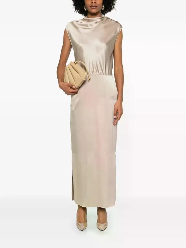 Giorgio Armani Tie-shoulder Gown