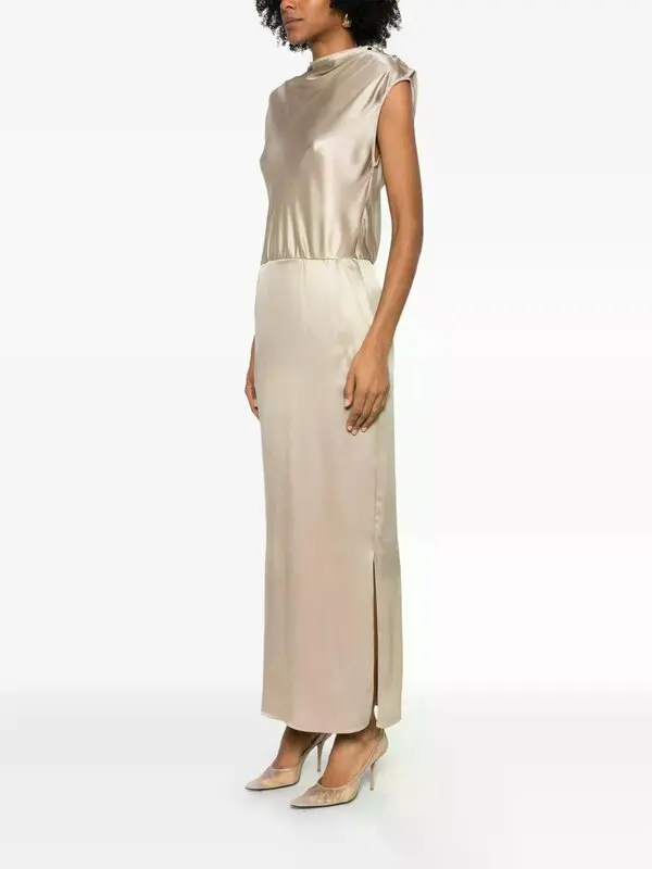 Giorgio Armani Tie-shoulder Gown