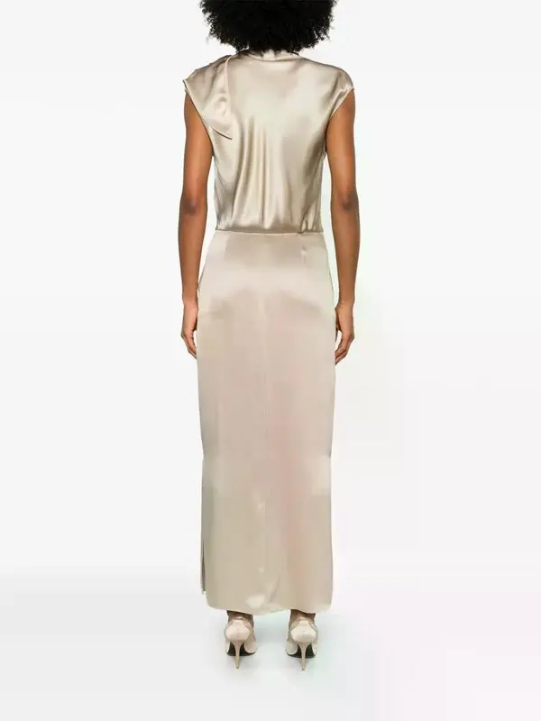 Giorgio Armani Tie-shoulder Gown