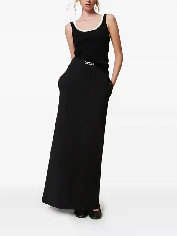 TWINSET Cotton Maxi Skirt