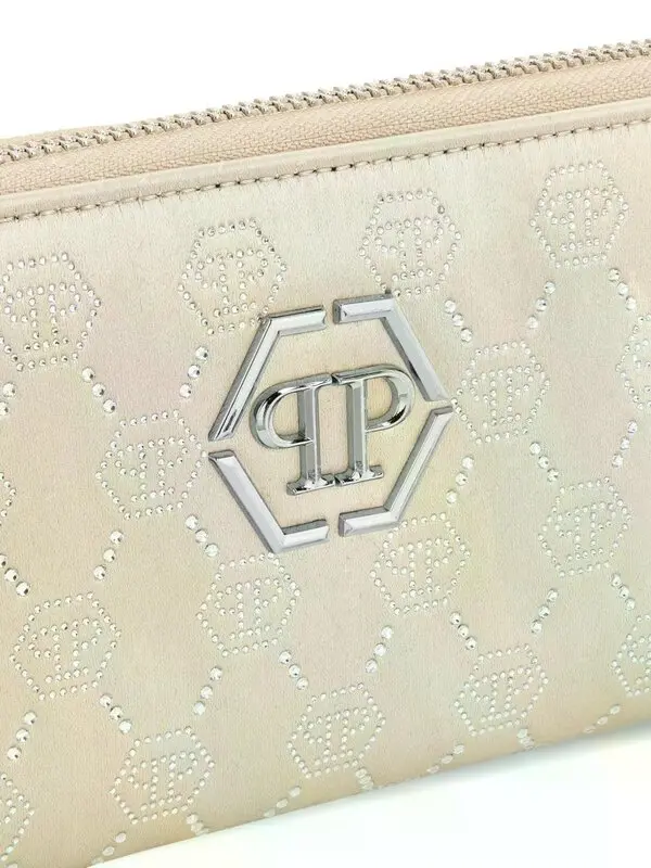 Philipp Plein Crystal-embellished Wallet