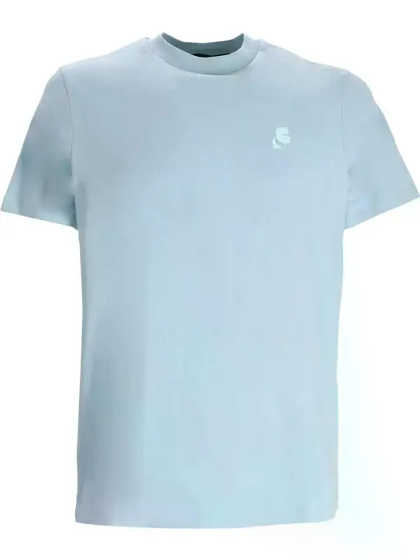 Karl Lagerfeld Karl-embroidered T-shirt - Blue