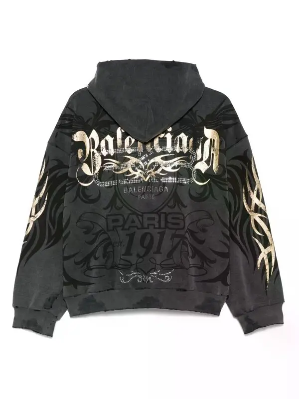 Balenciaga Graphic-print Hoodie
