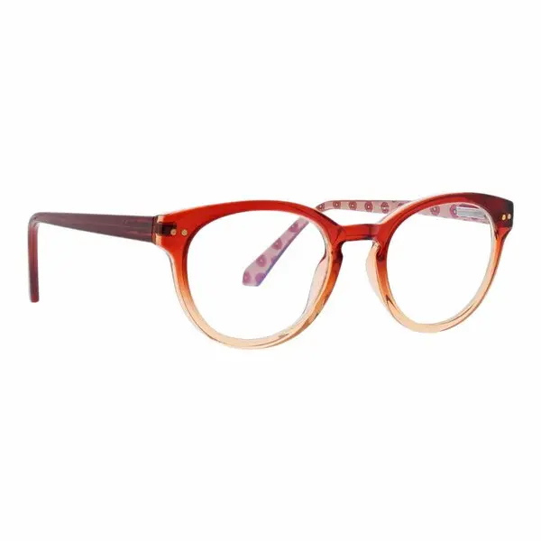 VERA BRADLEY Sheyenne Blue Light Reader Glasses - Orange