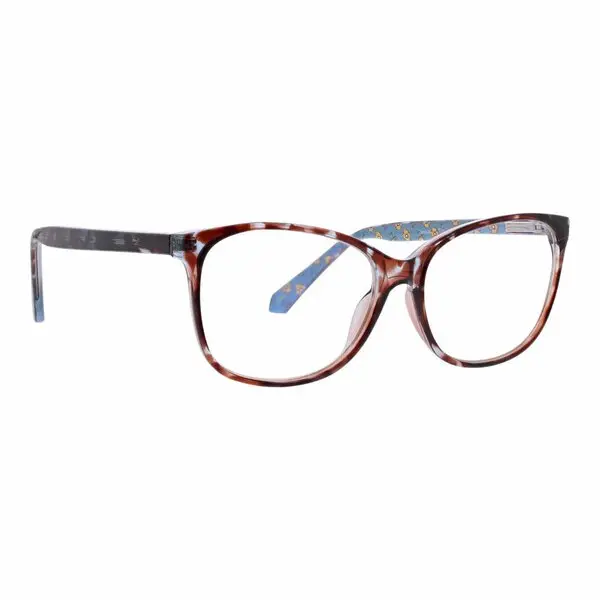 VERA BRADLEY Tensas Blue Light Reader Glasses - Blue/orange