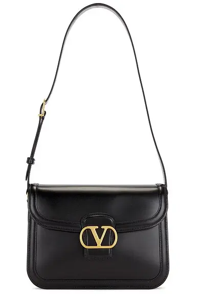 Valentino Garavani 9to5 Shoulder Bag - Nero