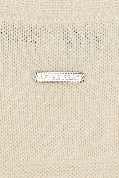 AFTER PRAY Damier Sleeveless Knit Top
