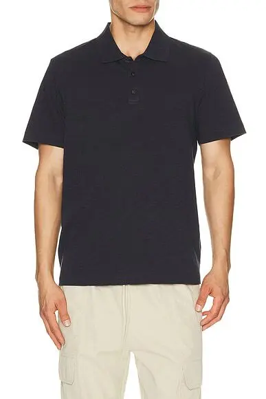 Theory Bron Cotton Polo - Eclipse