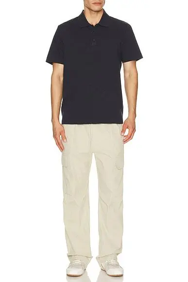 Theory Bron Cotton Polo - Eclipse