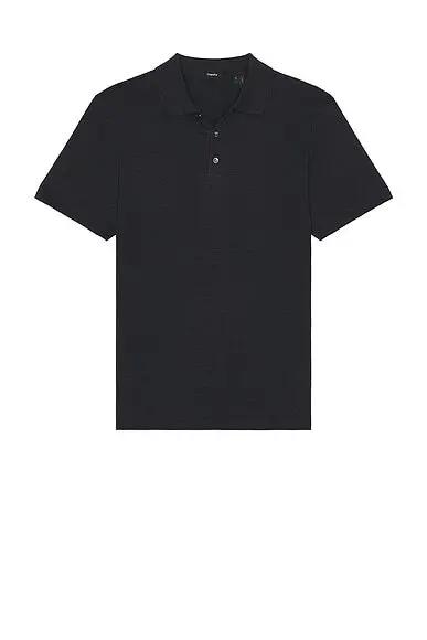 Theory Bron Cotton Polo - Eclipse