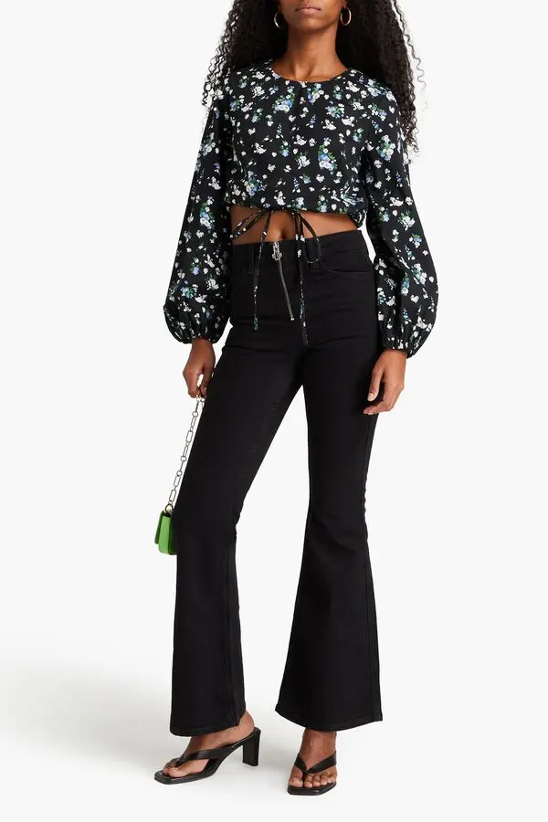 Maje High-rise Flared Jeans