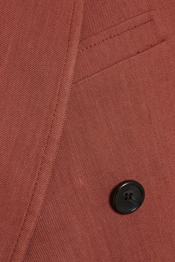 A.L.C. Declan Double-breasted Twill Blazer