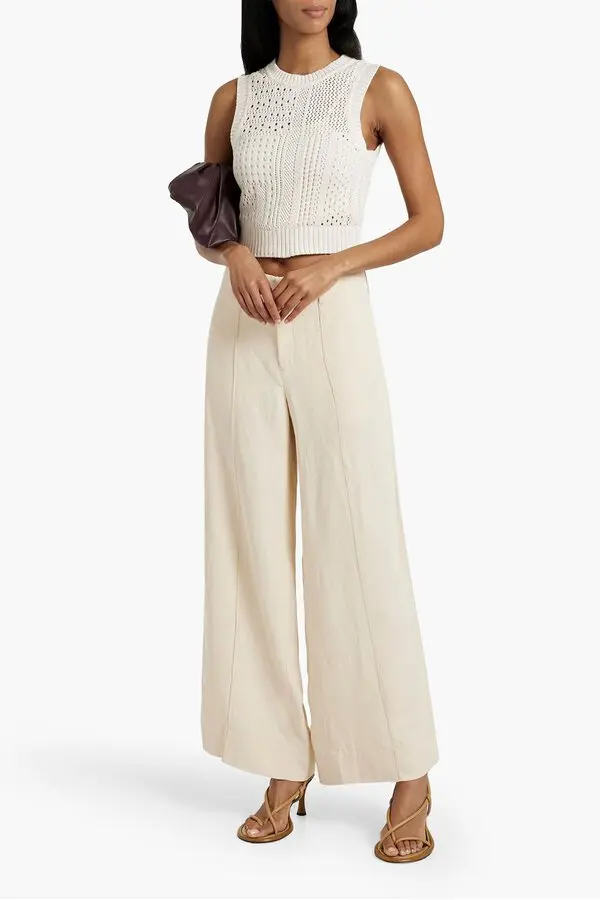 A.L.C. Colton Twill Wide-leg Pants