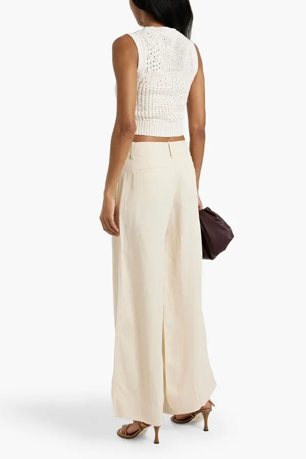 A.L.C. Colton Twill Wide-leg Pants