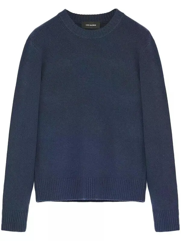 YVES SALOMON Crew Neck Knit Jumper