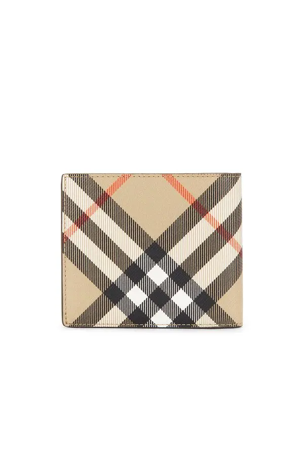 Burberry Bifold Wallet In Beige