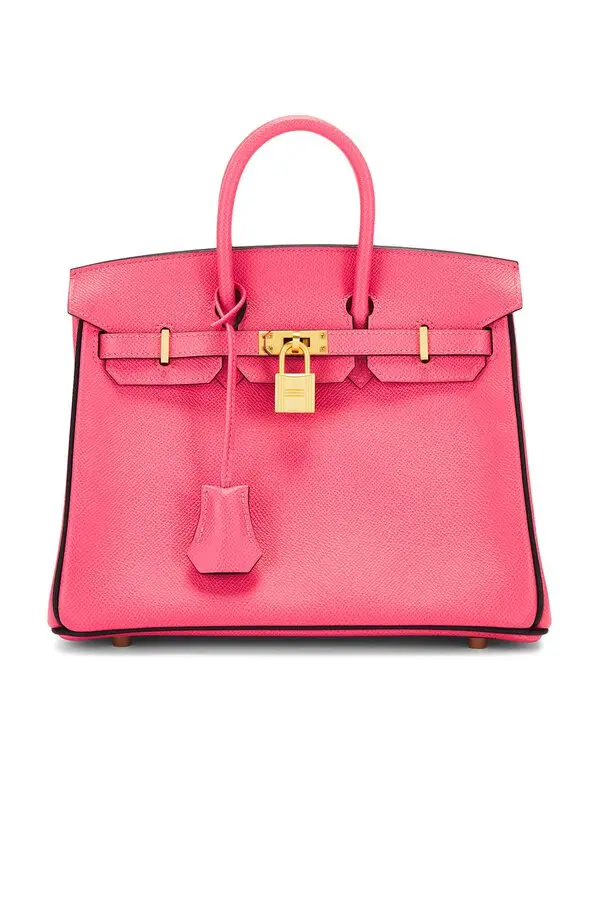 Hermès Epsom Birkin 25 Handbag - Rose Azalee