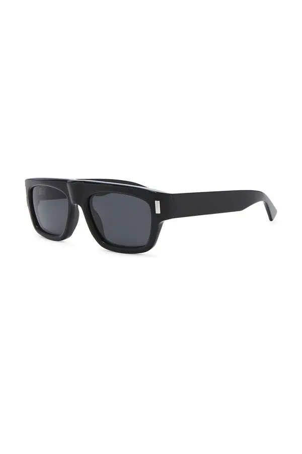 Saint Laurent Rectangular Sunglasses - Black