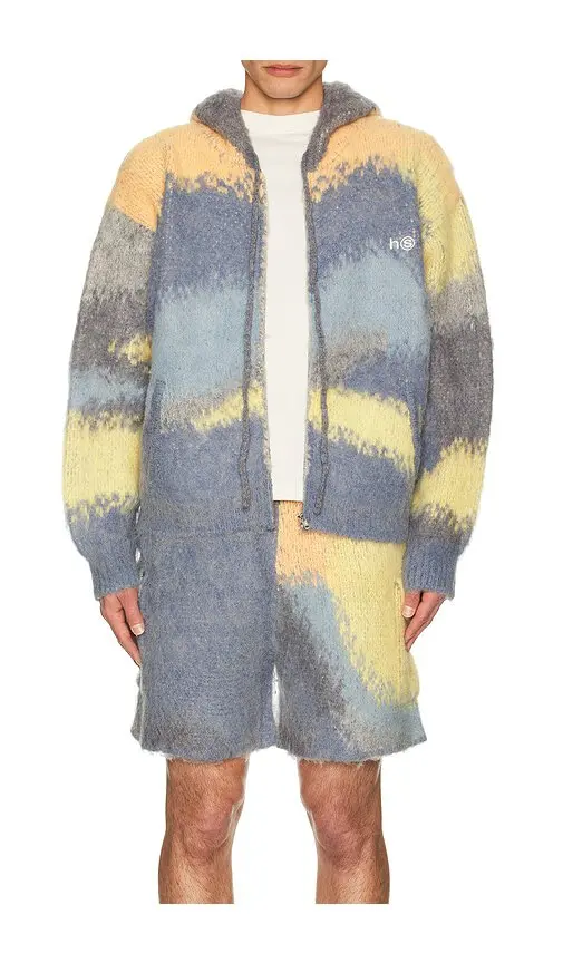 Half Shadow Venice Zip Hoodie - Multi | Editorialist